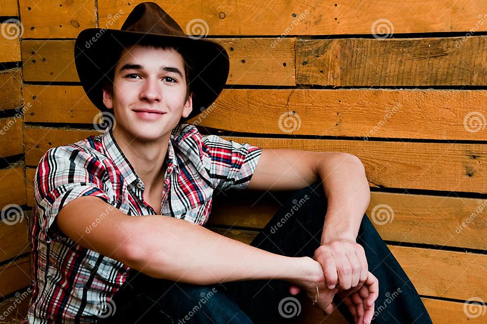 Cowboy stock photo. Image of casual, posing, fashion - 19203256