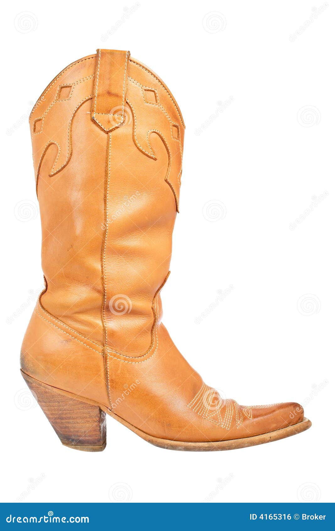 Cowboy boot stock photo. Image of boot, country, isolated - 4165316