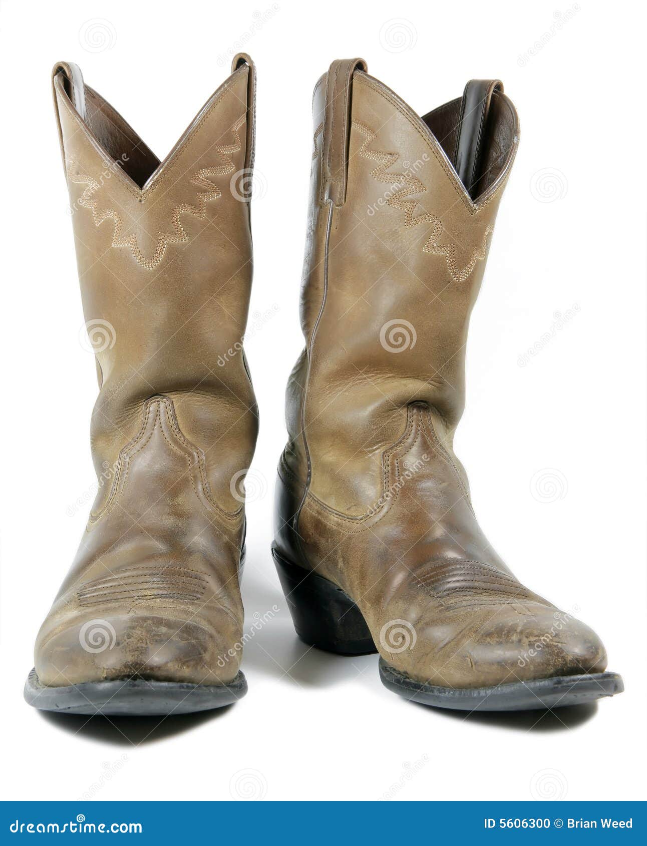 Cowboy Boots 2 stock photo. Image of isolated, beat, brown - 5606300
