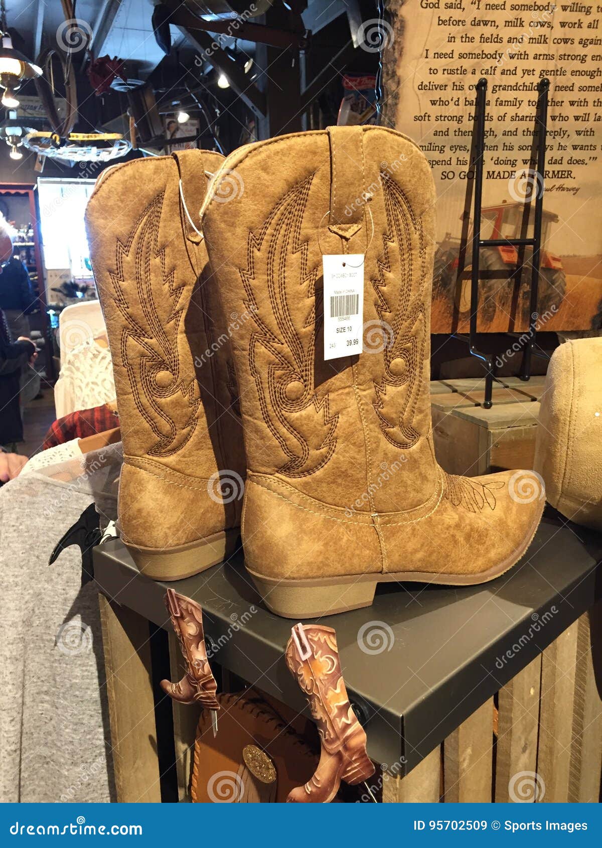 Cowboy Boots editorial stock image. Image of shoe, white - 95702509