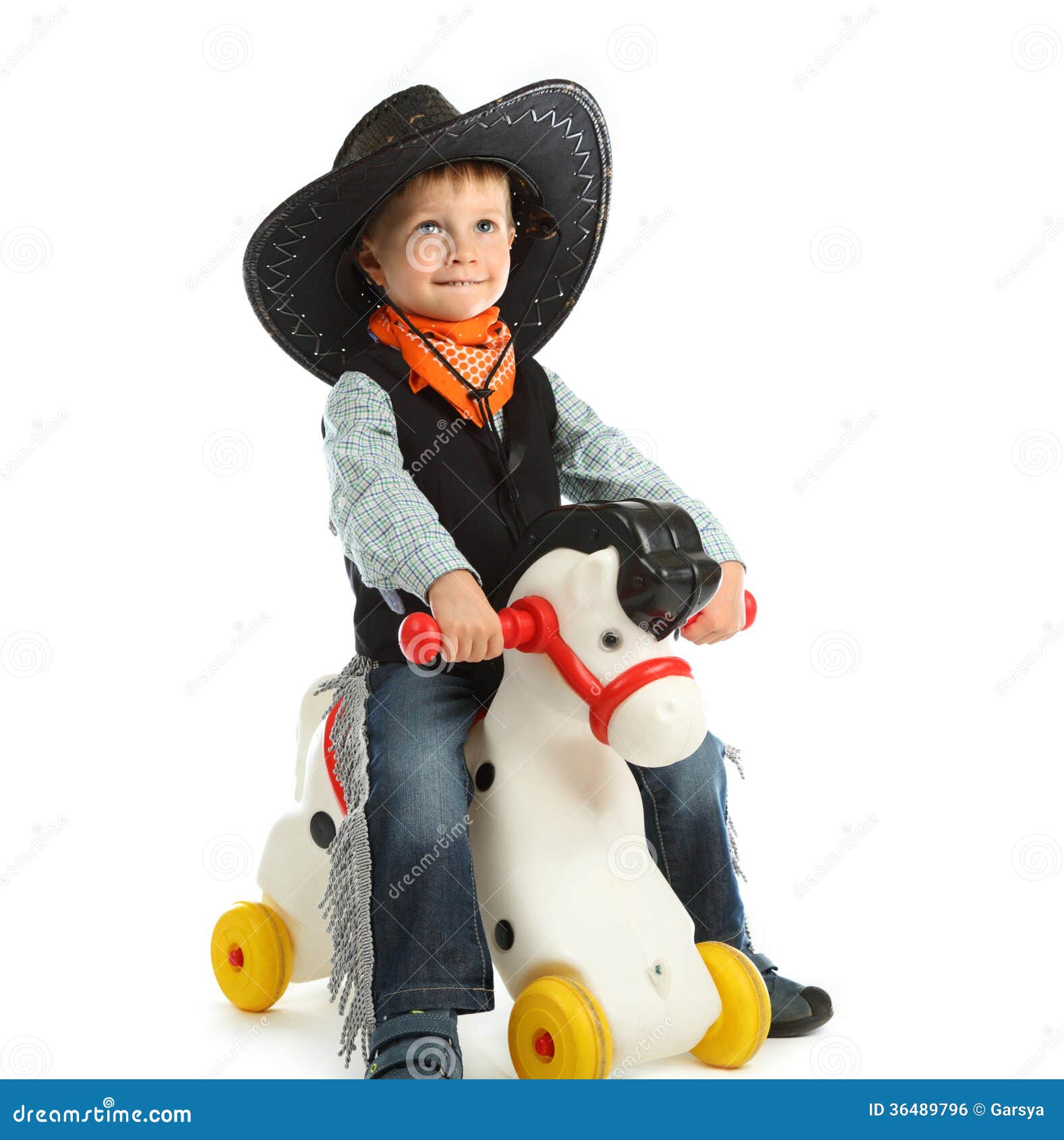 Cowboy child stock photo. Image of white, childhood, vest - 36489796
