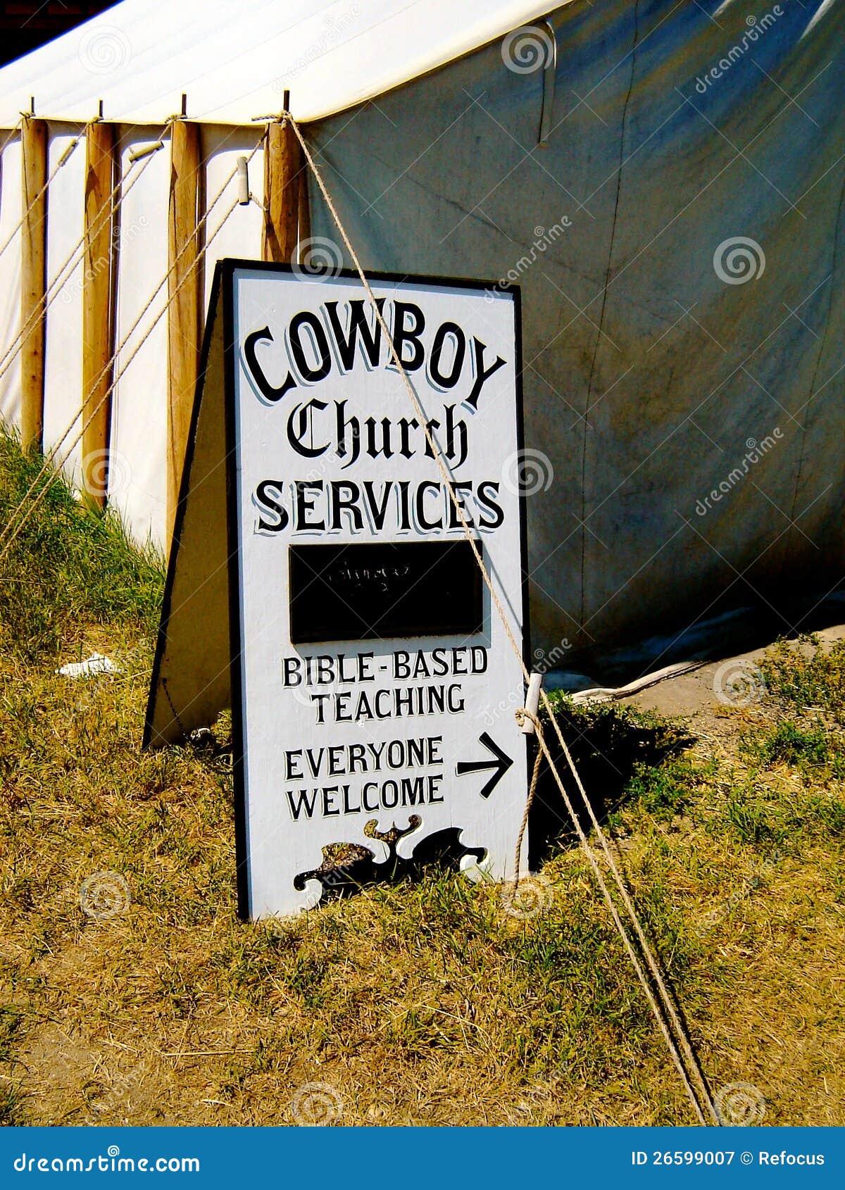 Cowboy Church In The Park Stock Photo | CartoonDealer.com #202112022