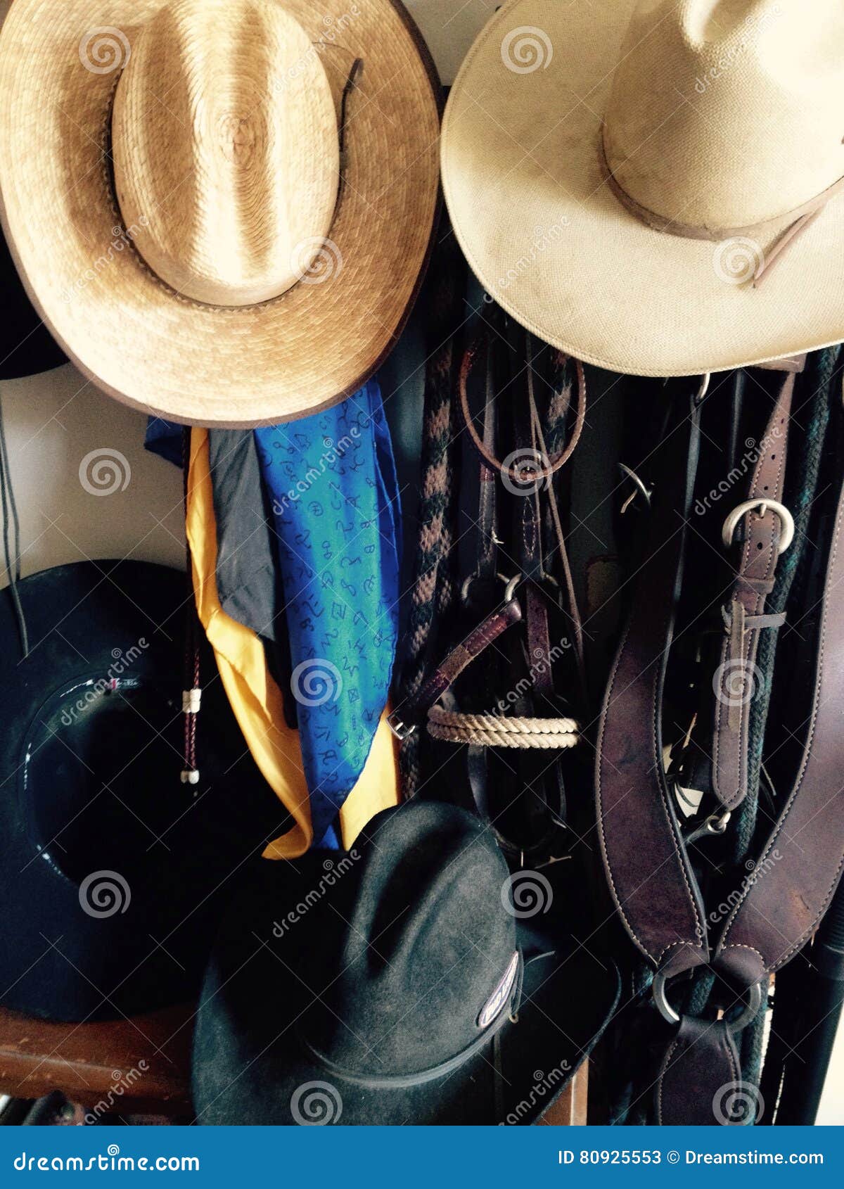 Cowboy Corner stock image. Image of weatern, cowboy, hats - 80925553