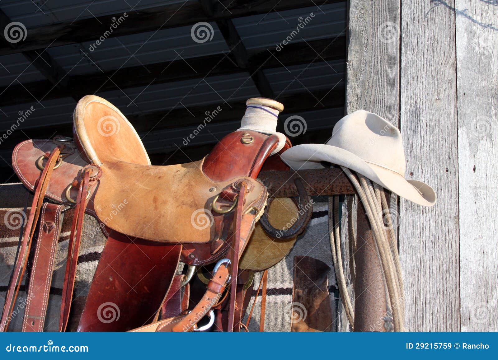 Cowboy done for the day stock image. Image of latia, roping - 29215759