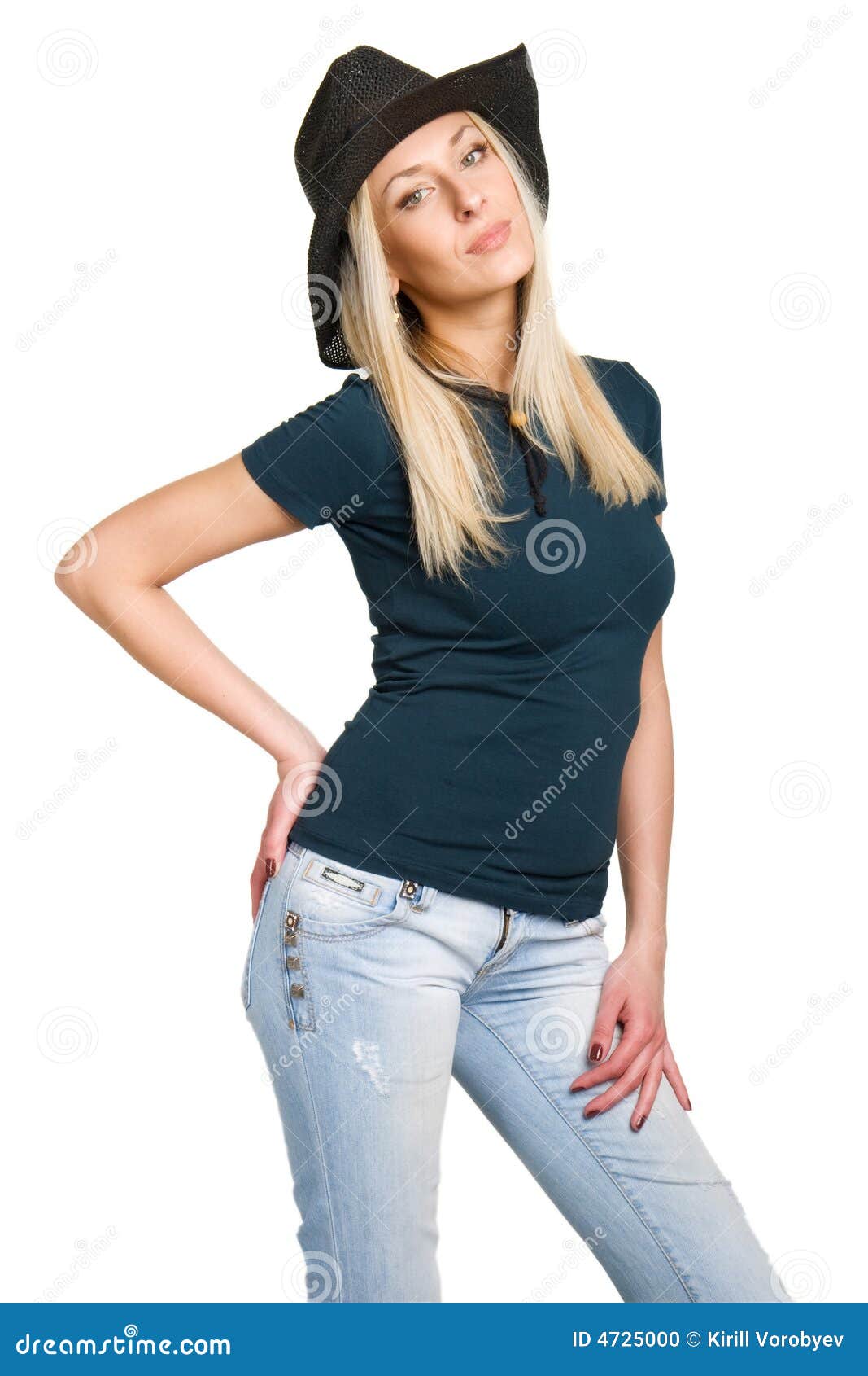 Cowboy girl stock photo. Image of model, american, caucasian - 4725000
