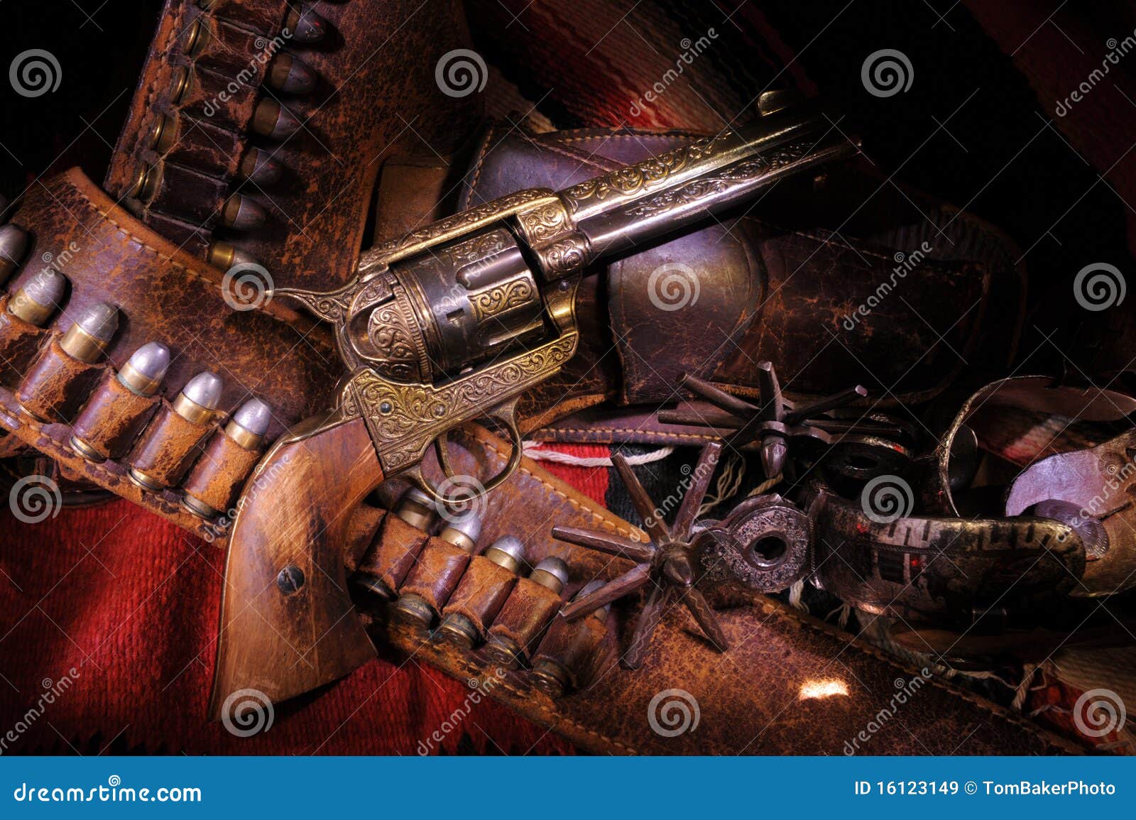 Cowboy Gun stock image. Image of enforcement, states - 16123149