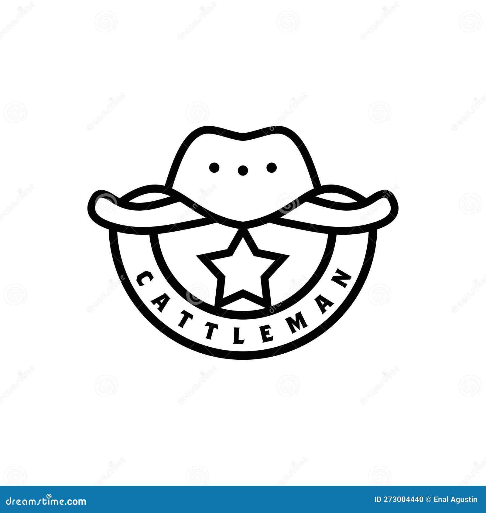 Cowboy Hat Vector Based Logo Design for Ranch Stock Vector ...