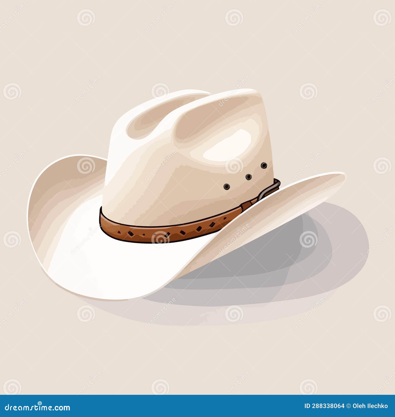 Cowboy Hat Vector Flat Minimalistic Isolated Illustration Stock Vector ...