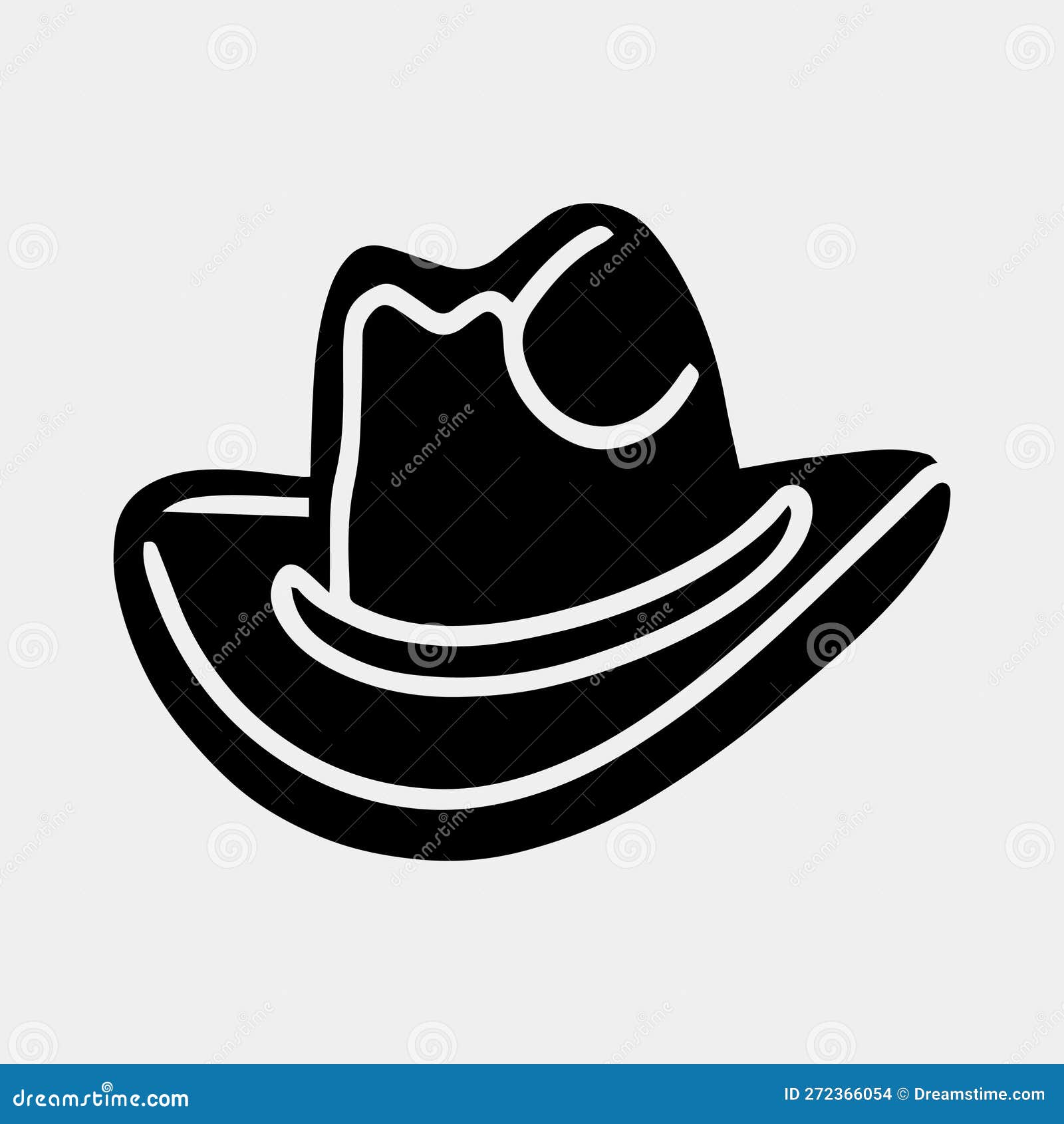 Cowboy Hat Vector Illustration Isolated Stock Vector - Illustration of ...