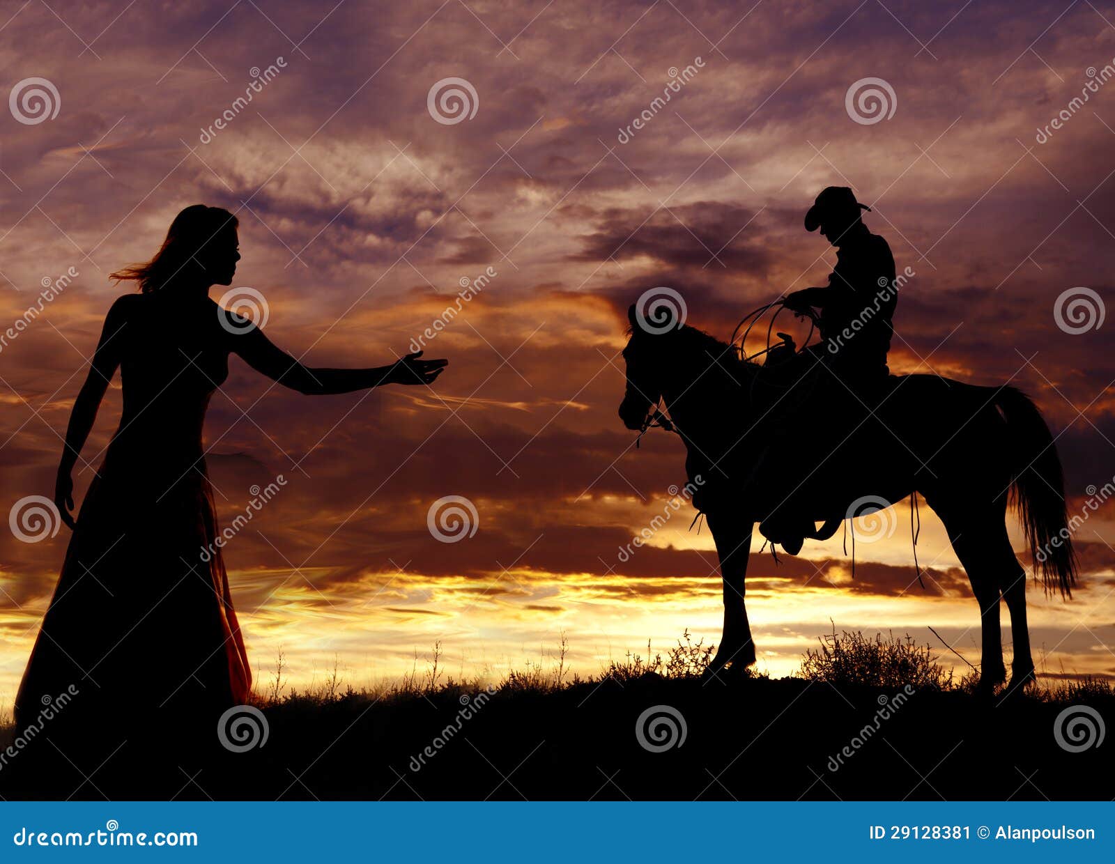 Cowboy on Horse Swinging Rope Stock Image - Image of ranch, dramatic ...