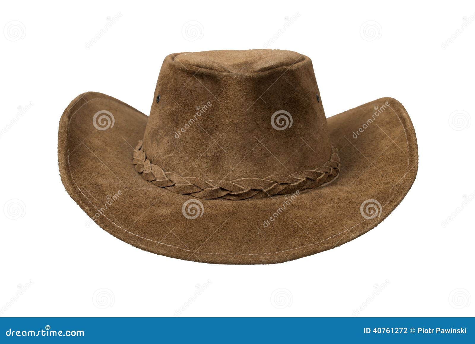 Black Cowboy Hat Front View