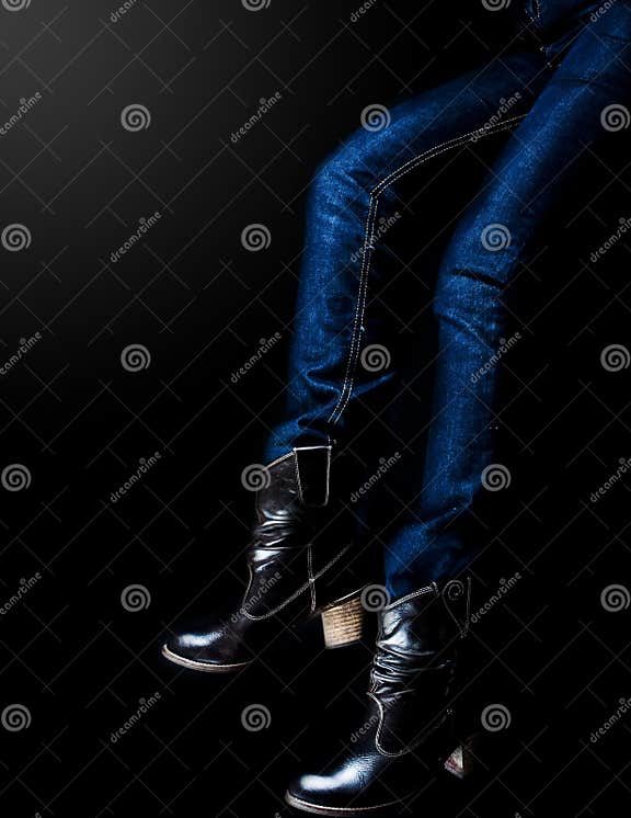 Cowboy legs stock photo. Image of adult, leggy, long, leisure - 8561654