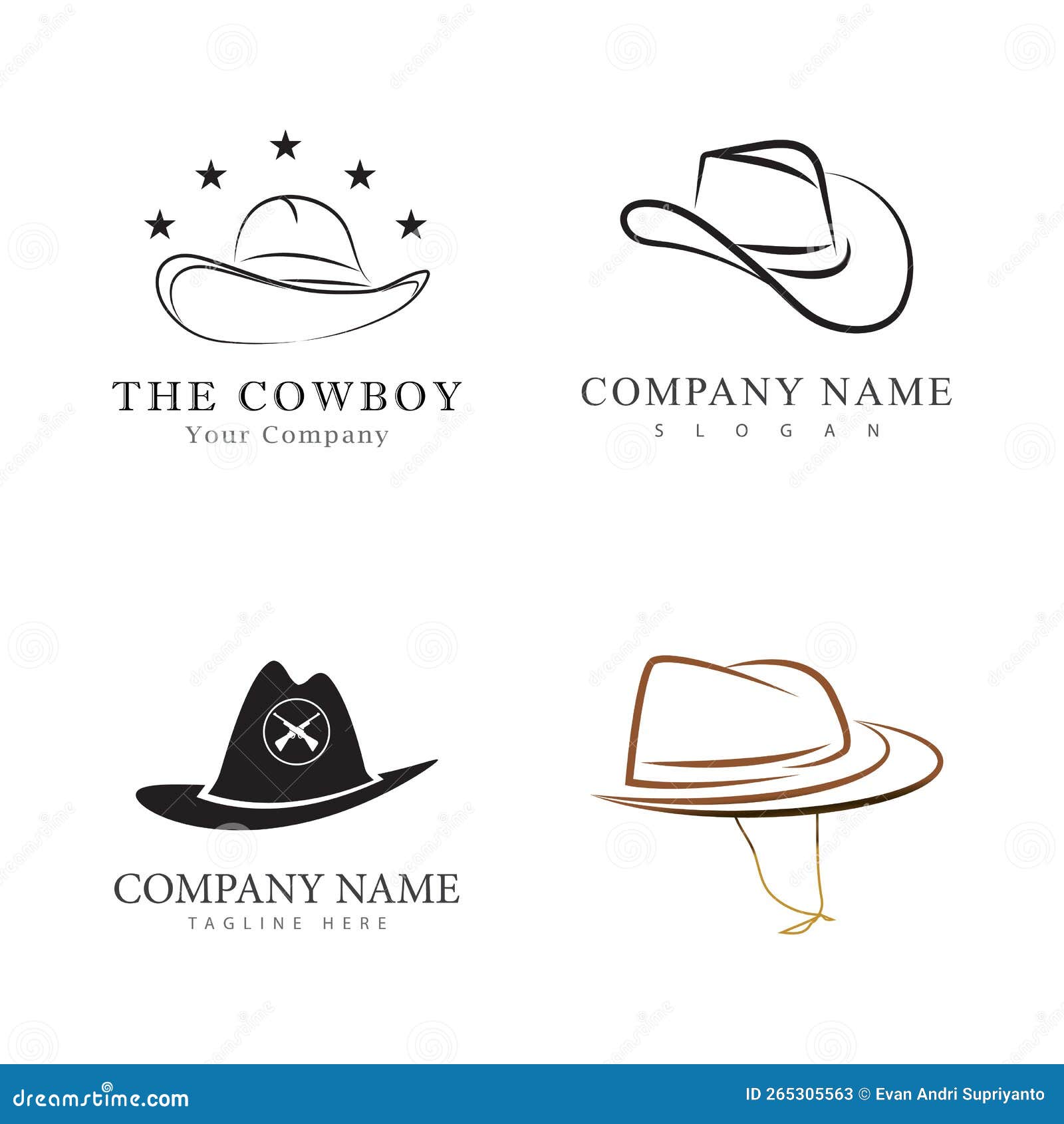 Cowboy Logo Vector Template Design Royalty-Free Stock Photography ...