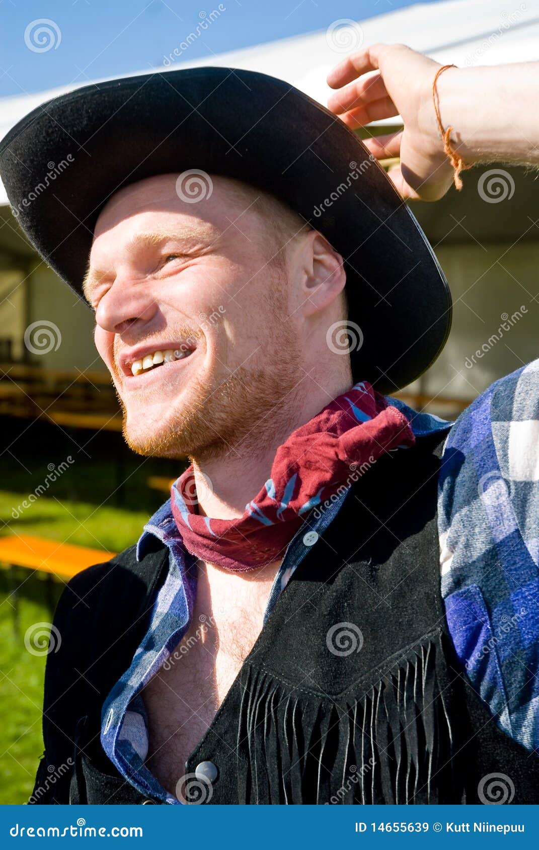 Cowboy portrait stock image. Image of ranch, scarf, figure - 14655639
