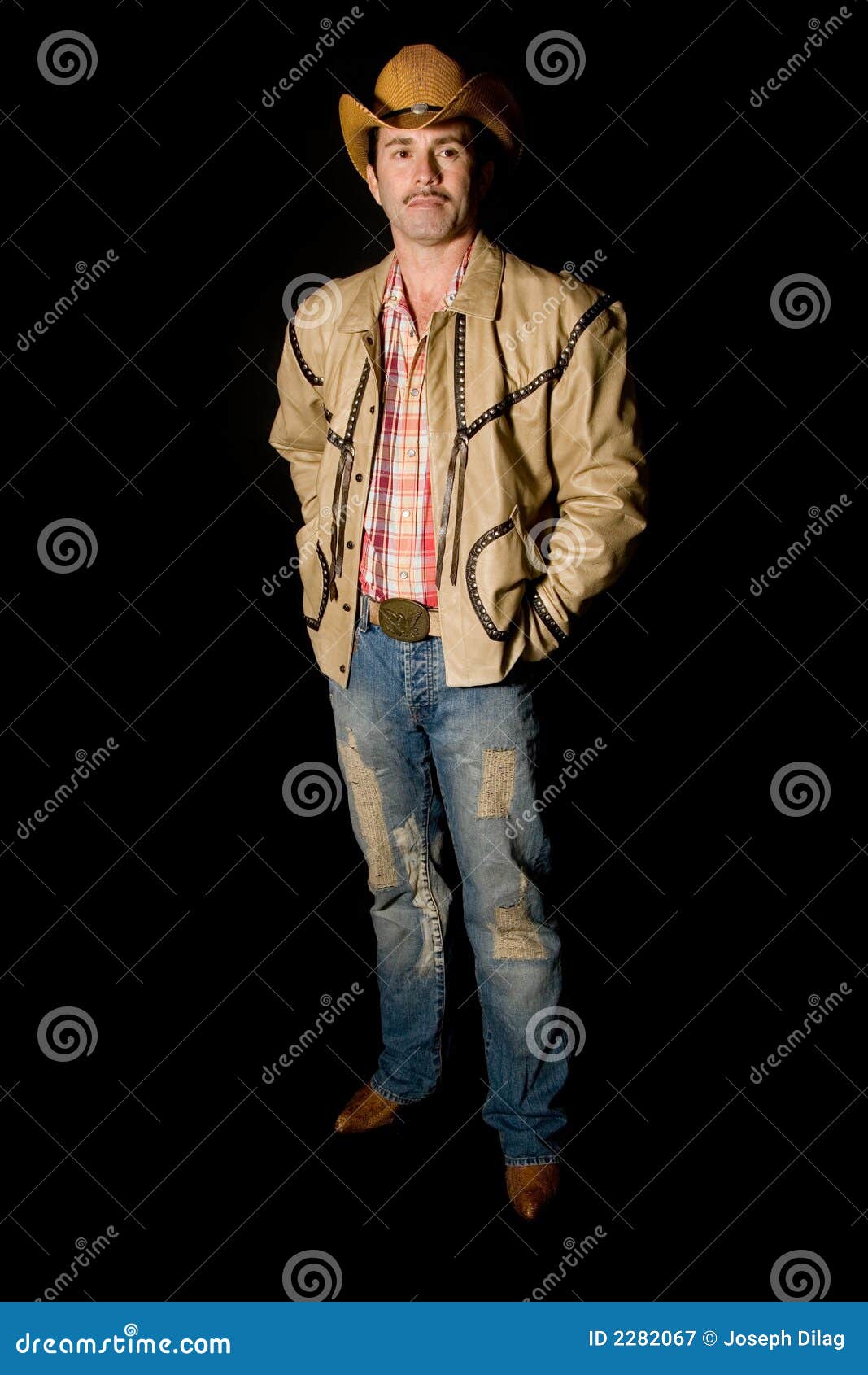 Cowboy posing 3 stock image. Image of person, wear, people - 2282067