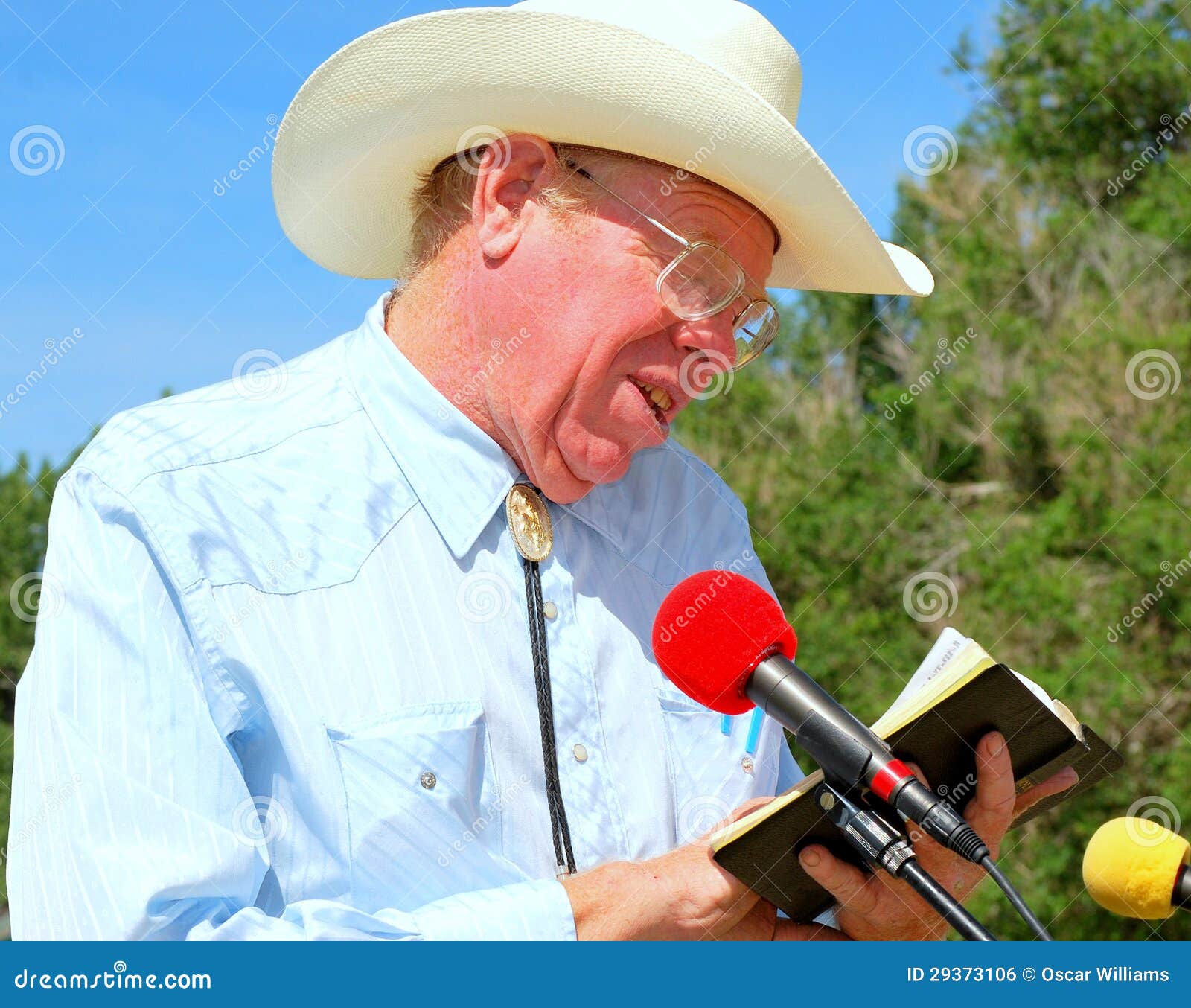 Cowboy preacher. stock photo. Image of preacher, male - 29373106