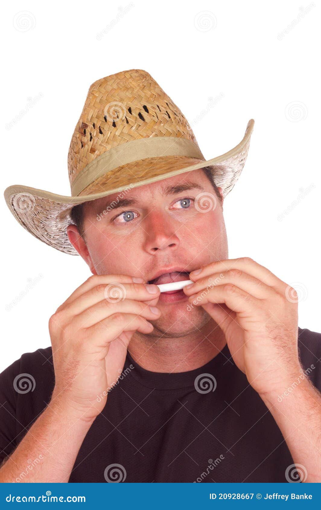 Cowboy Rolling His Own Cigarette Stock Image - Image of adult, people ...