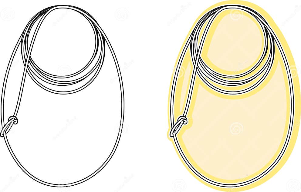 Cowboy Rope Twisted into a Circle with a Lasso Forming a Frame with an ...