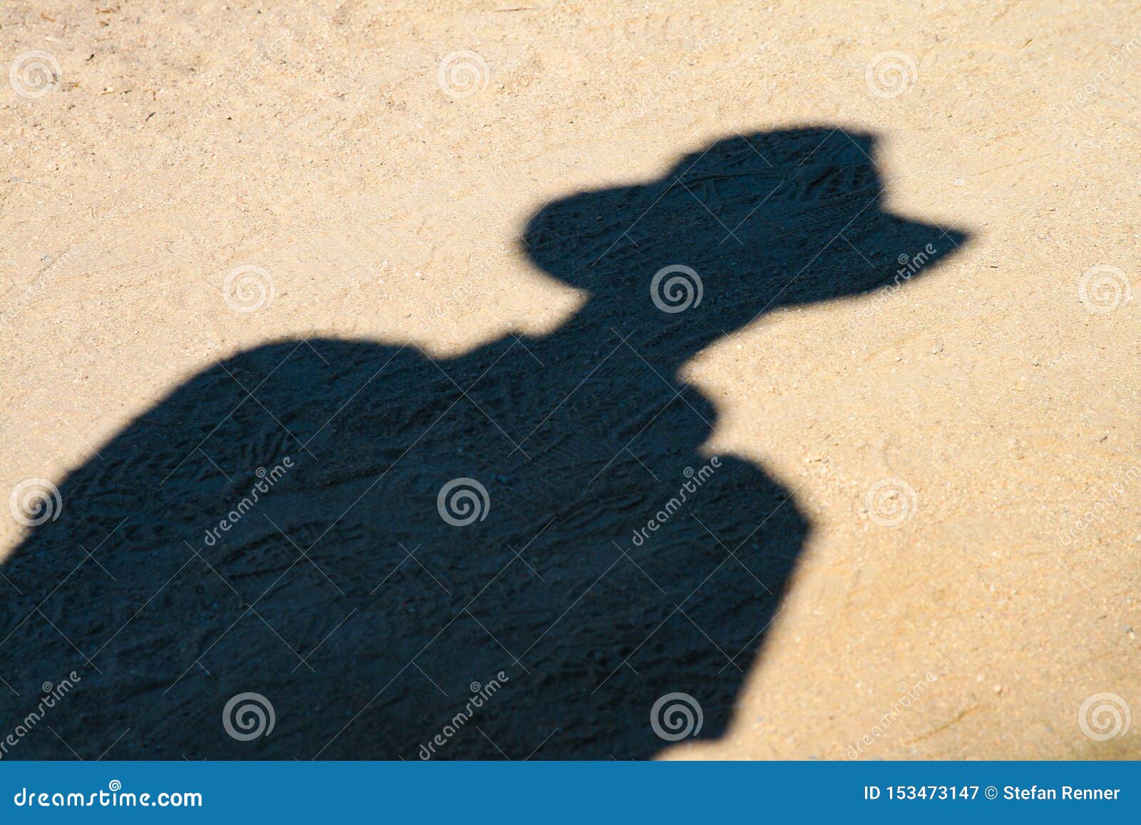 Cowboy shadow stock image. Image of visible, earth, dust - 153473147