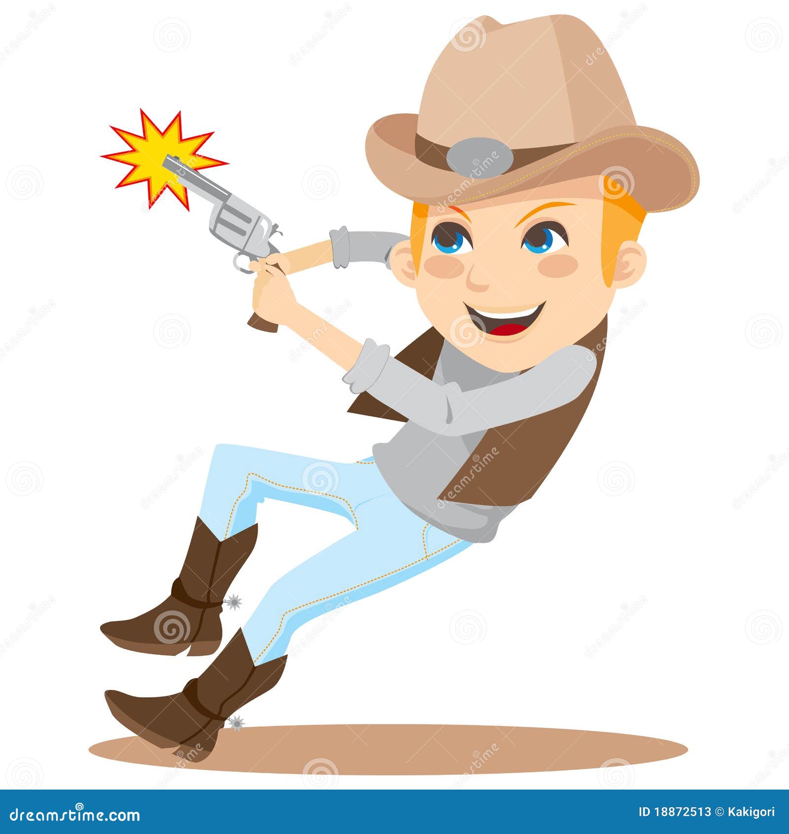 Cowboy Shooting Clipart