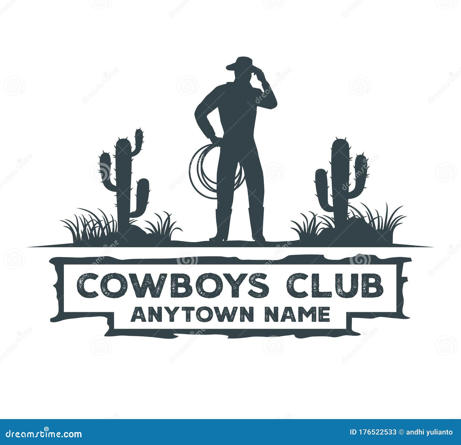 Cowboy On Field Cartoon Vector | CartoonDealer.com #13843735