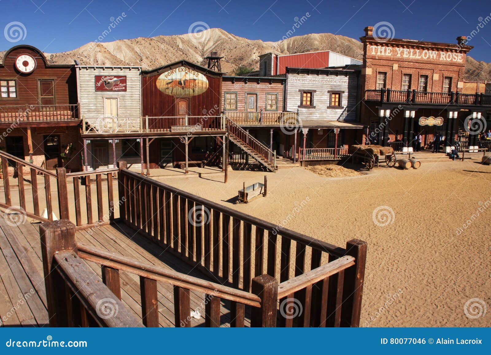 Cowboy Town redactionele foto. Image of amerika, film - 80077046