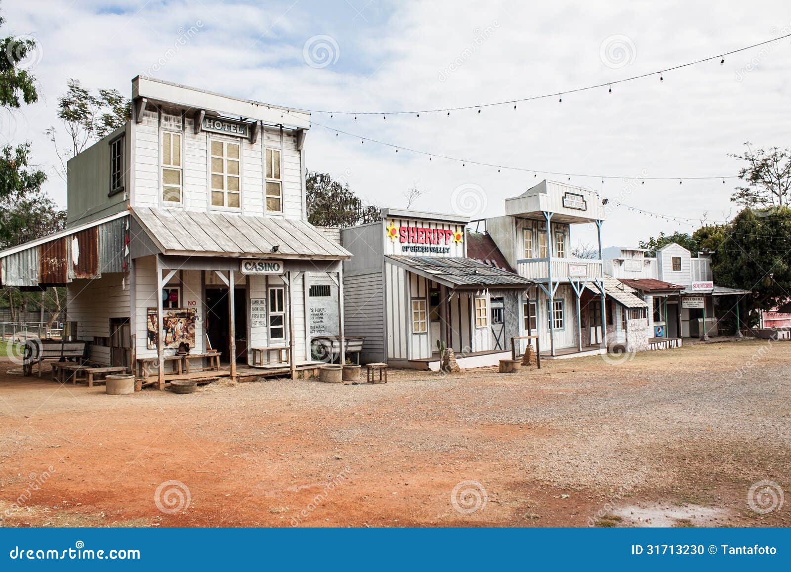 Cowboy Village. image éditorial. Image du rond, artesanat - 31713230