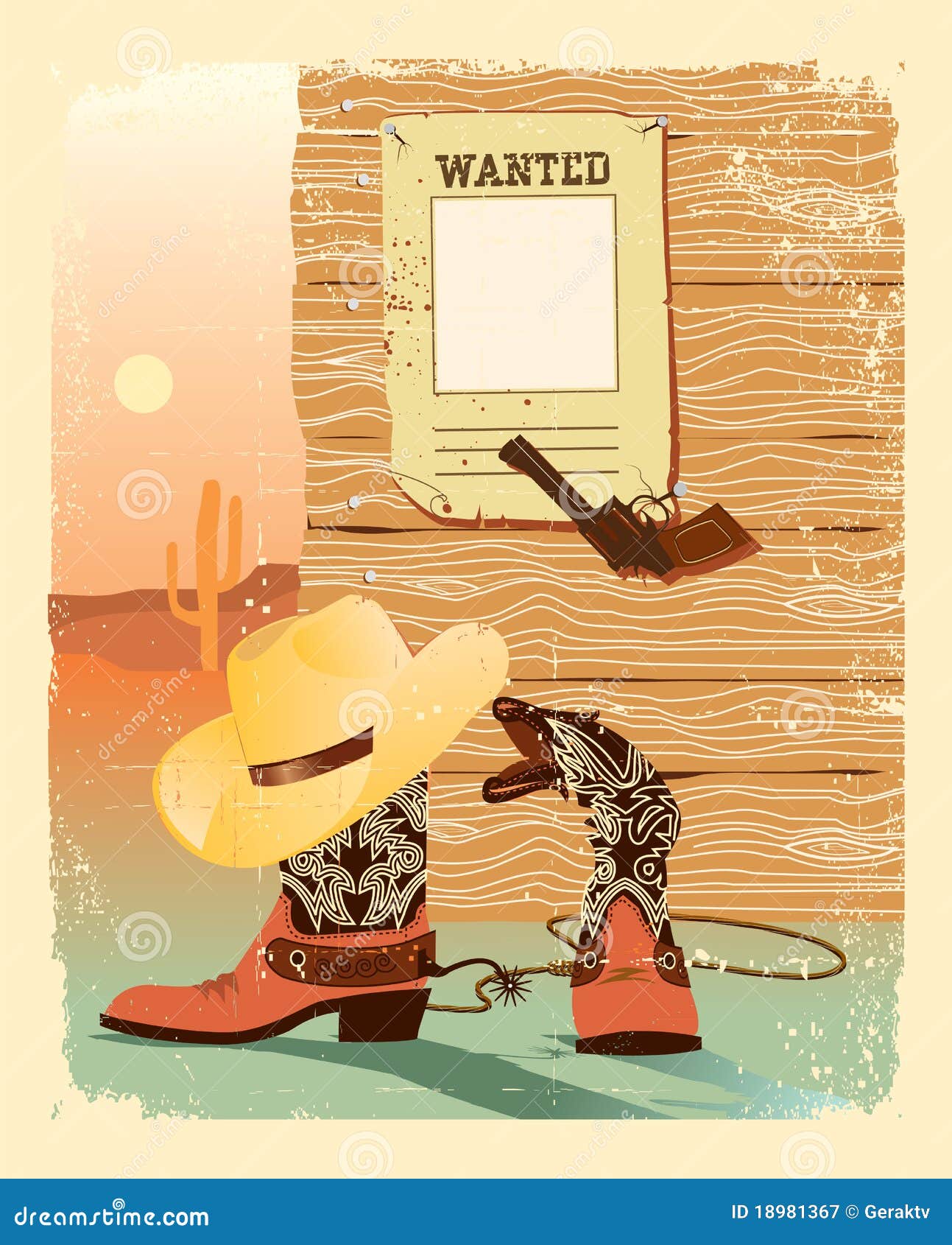 Cowboy Life Elements .Vector Black Silhouettes | CartoonDealer.com ...
