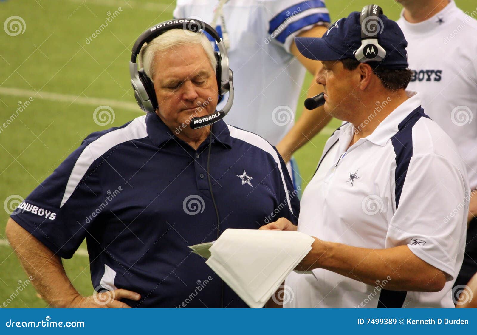 Cowboys Coach Wade Phillips Editorial Stock Image - Image of head ...