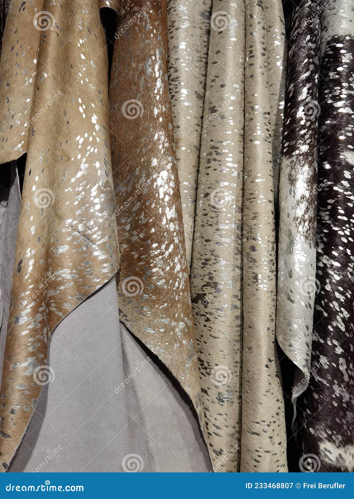 Cowhide in Different Bright Colors Stock Image - Image of cowhide ...