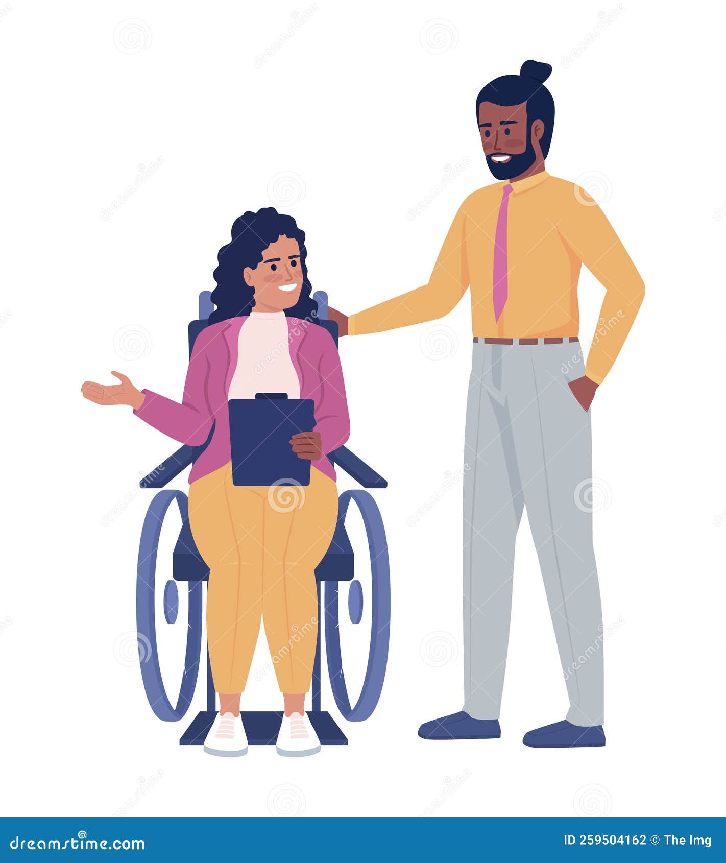Coworkers Chatting Semi Flat Color Vector Characters Stock Vector ... Coworkers Chatting Semi Flat Color Vector Characters Stock Vector ...