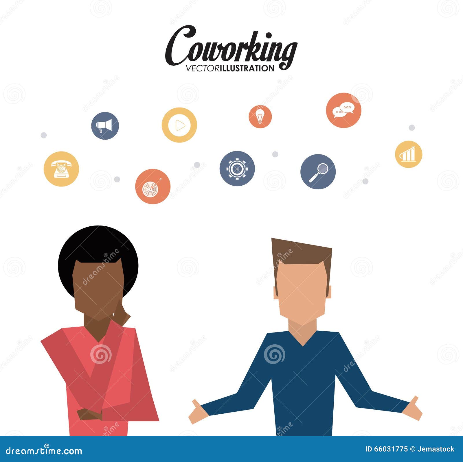 Coworking icon design stock vector. Illustration of together - 66031775