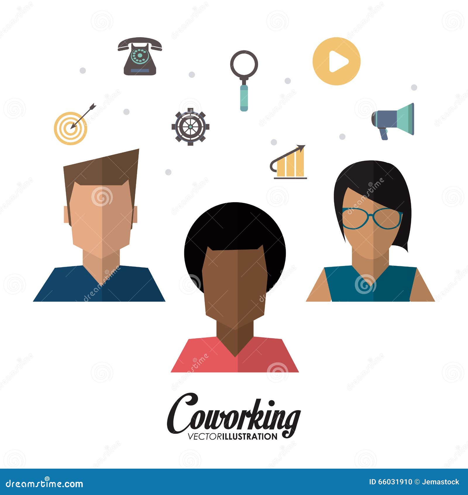 Coworking icon design stock vector. Illustration of info - 66031910