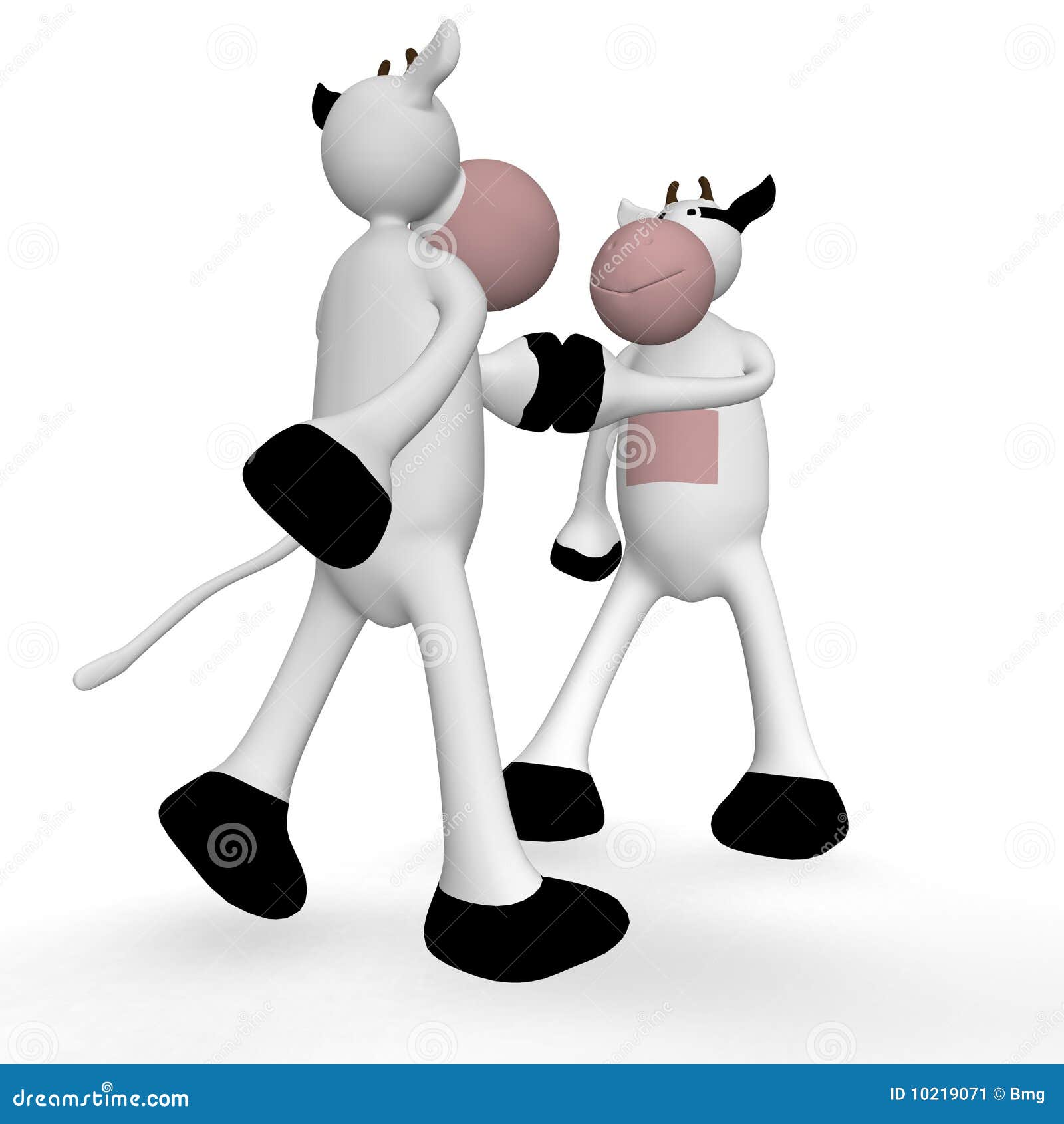 Cows friends stock illustration. Illustration of graphic - 10219071