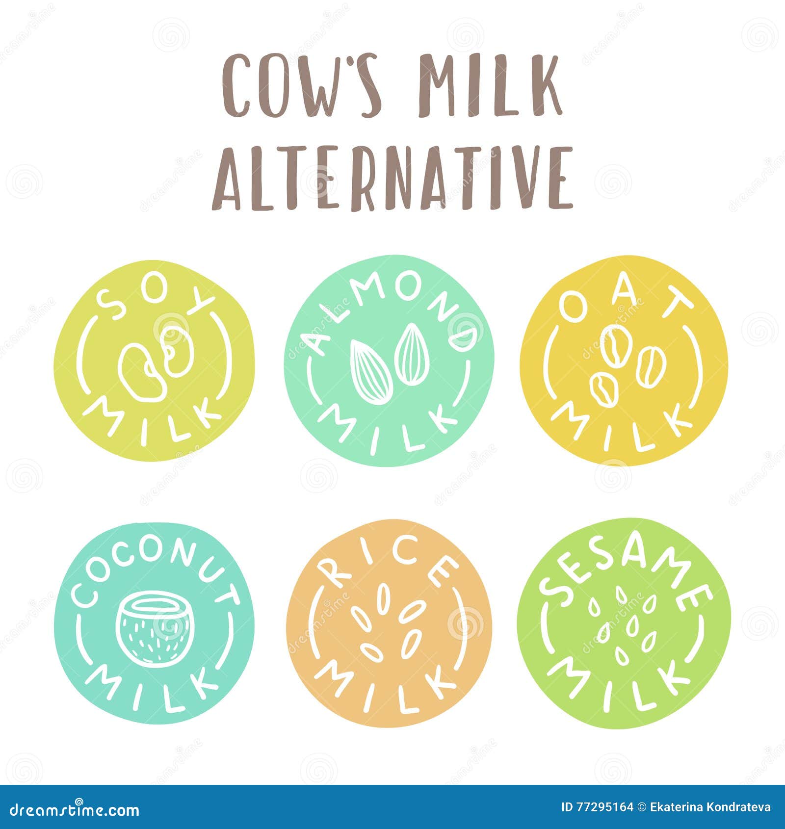 Dairy Alternative Milk Icon Stock Illustrations – 432 Dairy Alternative ...