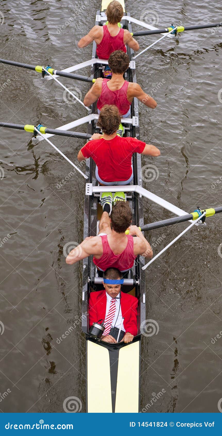 Coxed four stock photo. Image of pulling, blades, sports - 14541824