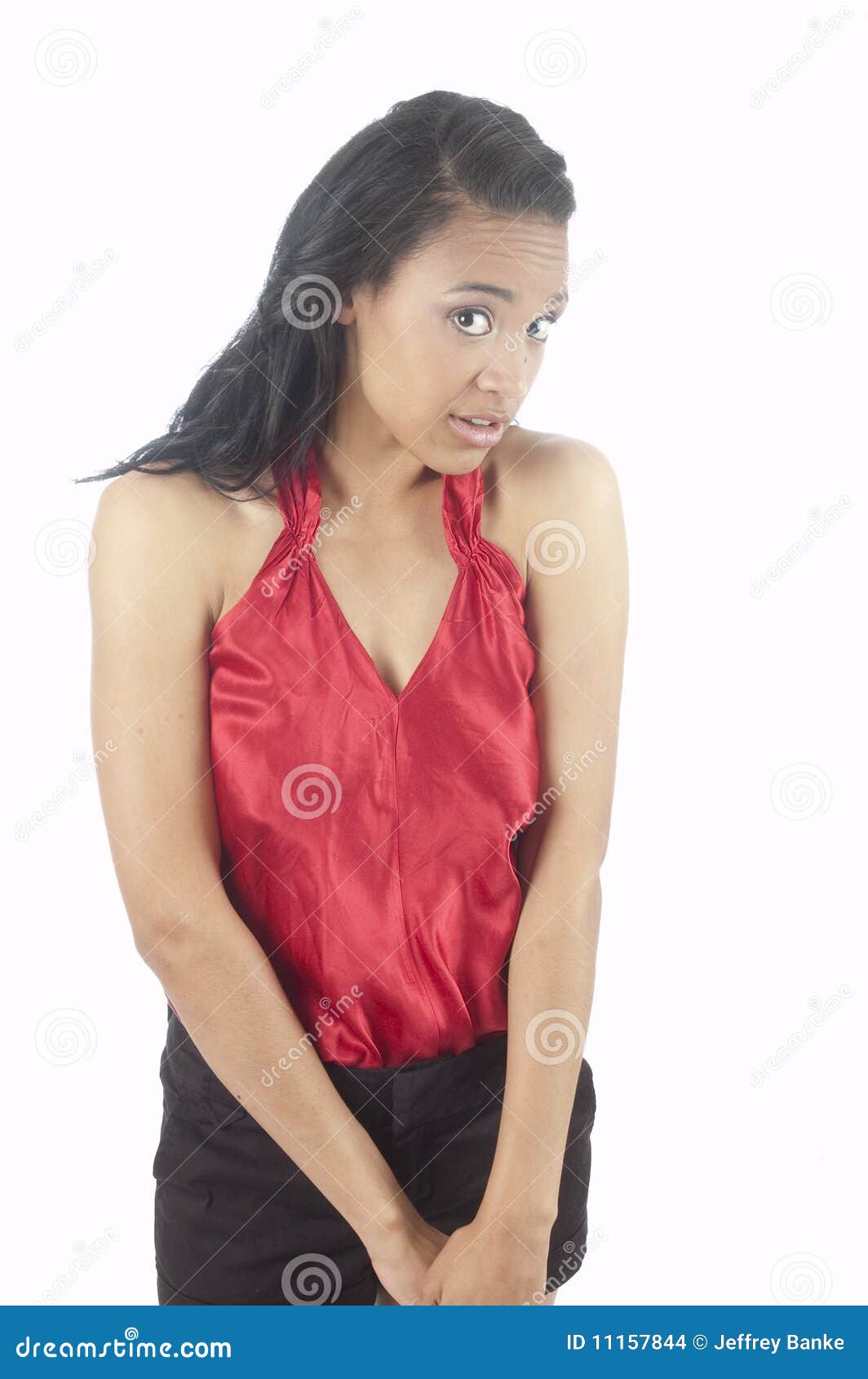 Coy woman stock photo. Image of adult, feminine, female - 11157844