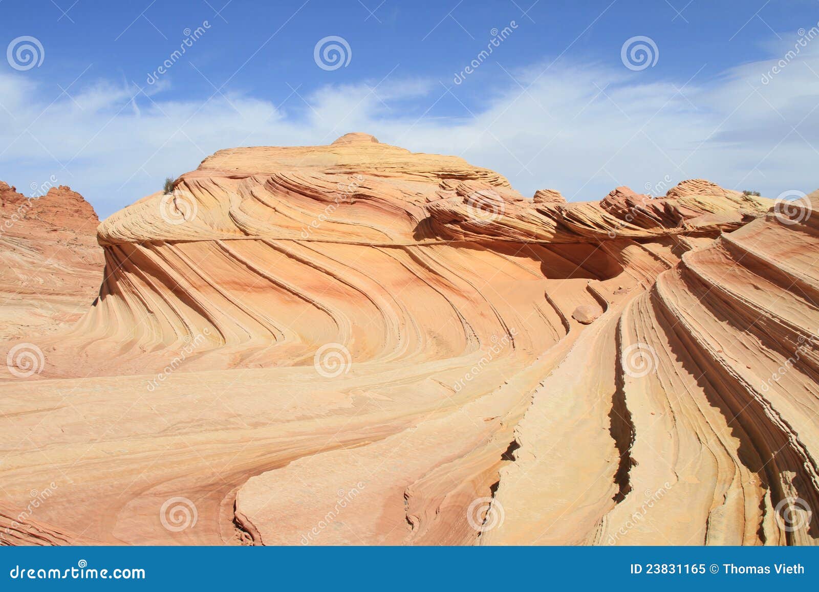 Arizona Coyote Buttes Wilderness - the Second Wave Stock Image - Image ...