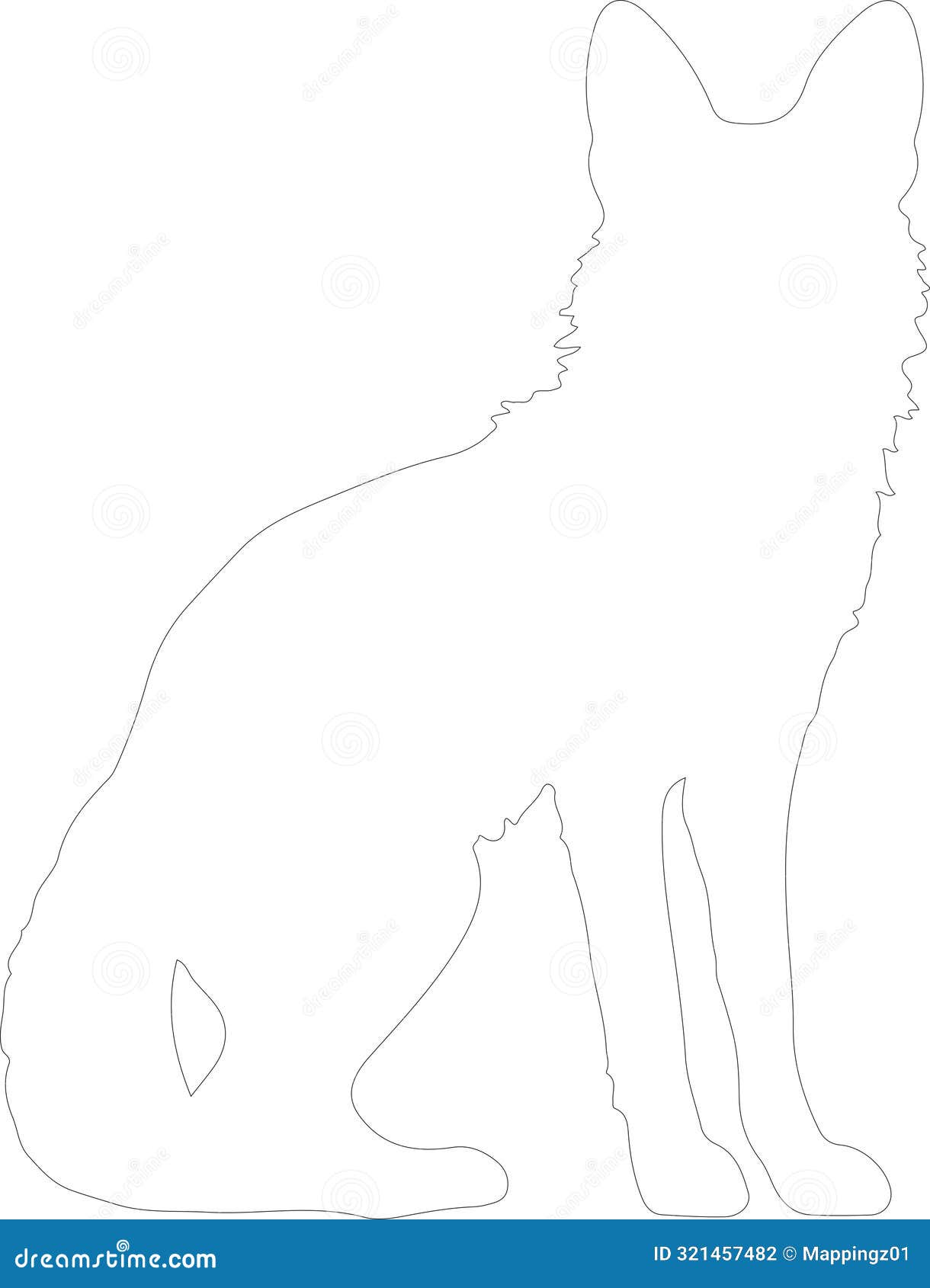 Coyote, Coyote Pack - Wildlife Stencils - Wolf Silhouette, Wildlife ...