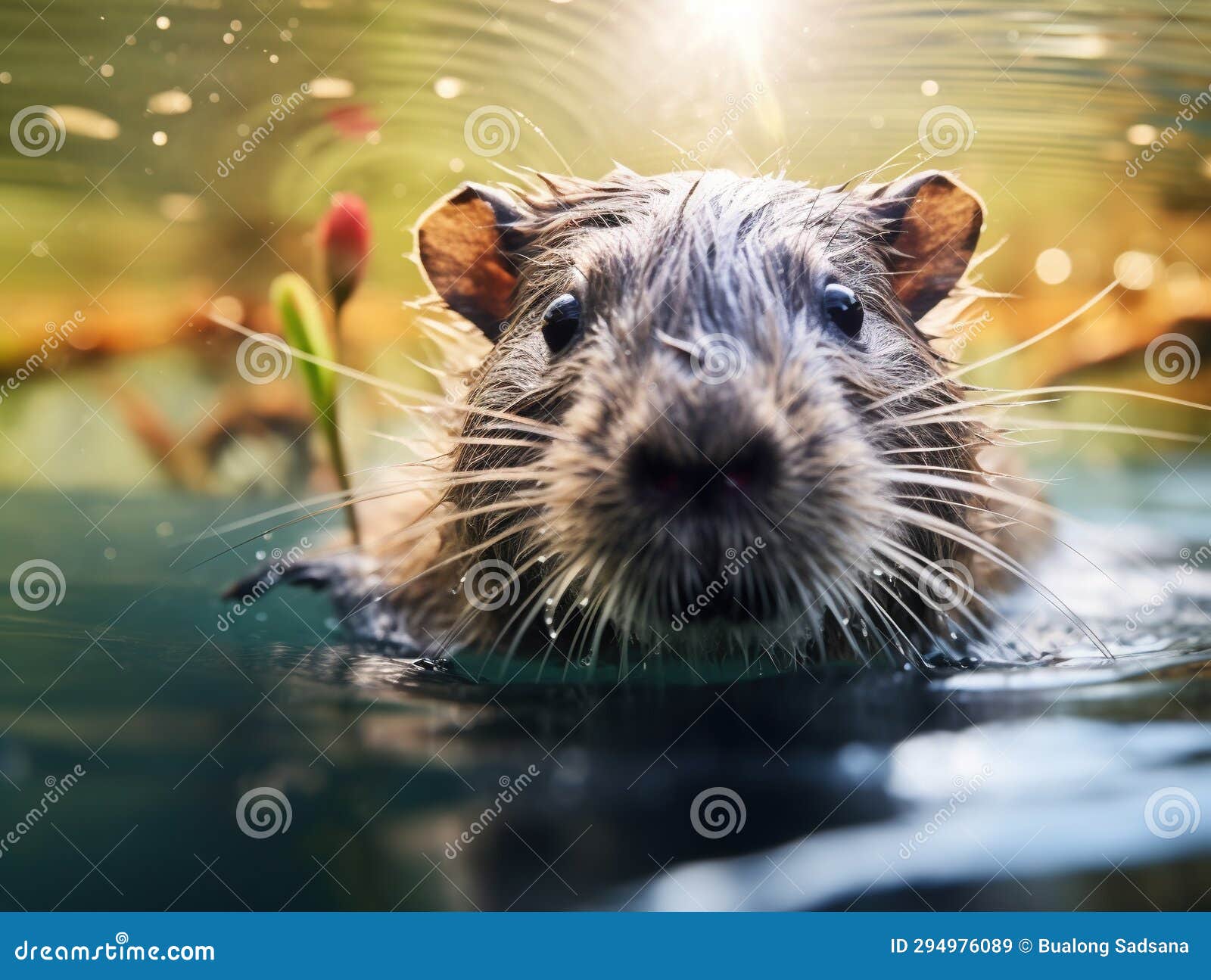 Coypu Mouse (Myocastor Coypus) Made With Generative AI Illustration ...