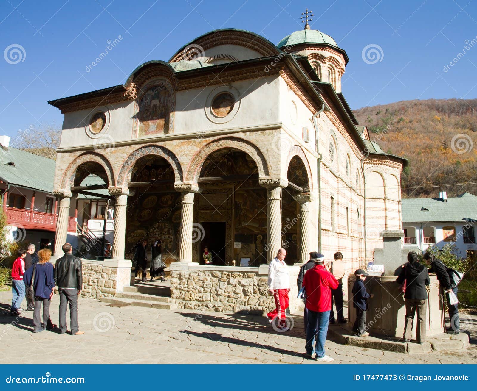 Cozia monastery entrance editorial stock photo. Image of handmade ...