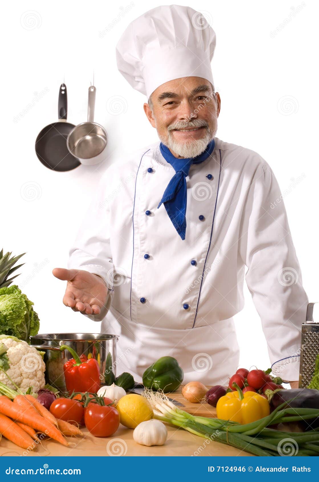 Cozinheiro chefe foto de stock. Imagem de profissional - 7124946