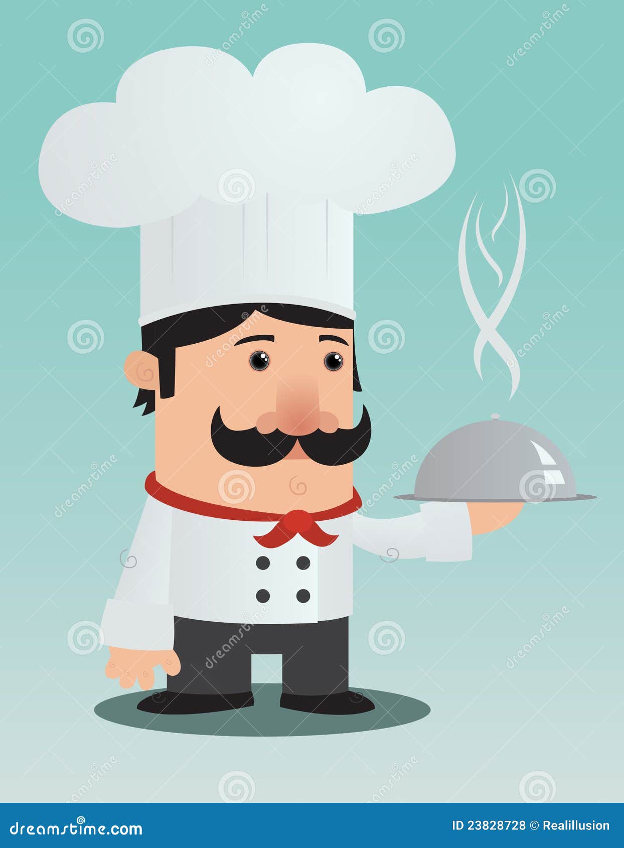 Cozinheiro Chefe Dos Desenhos Animados Ilustração do Vetor - Ilustração ...