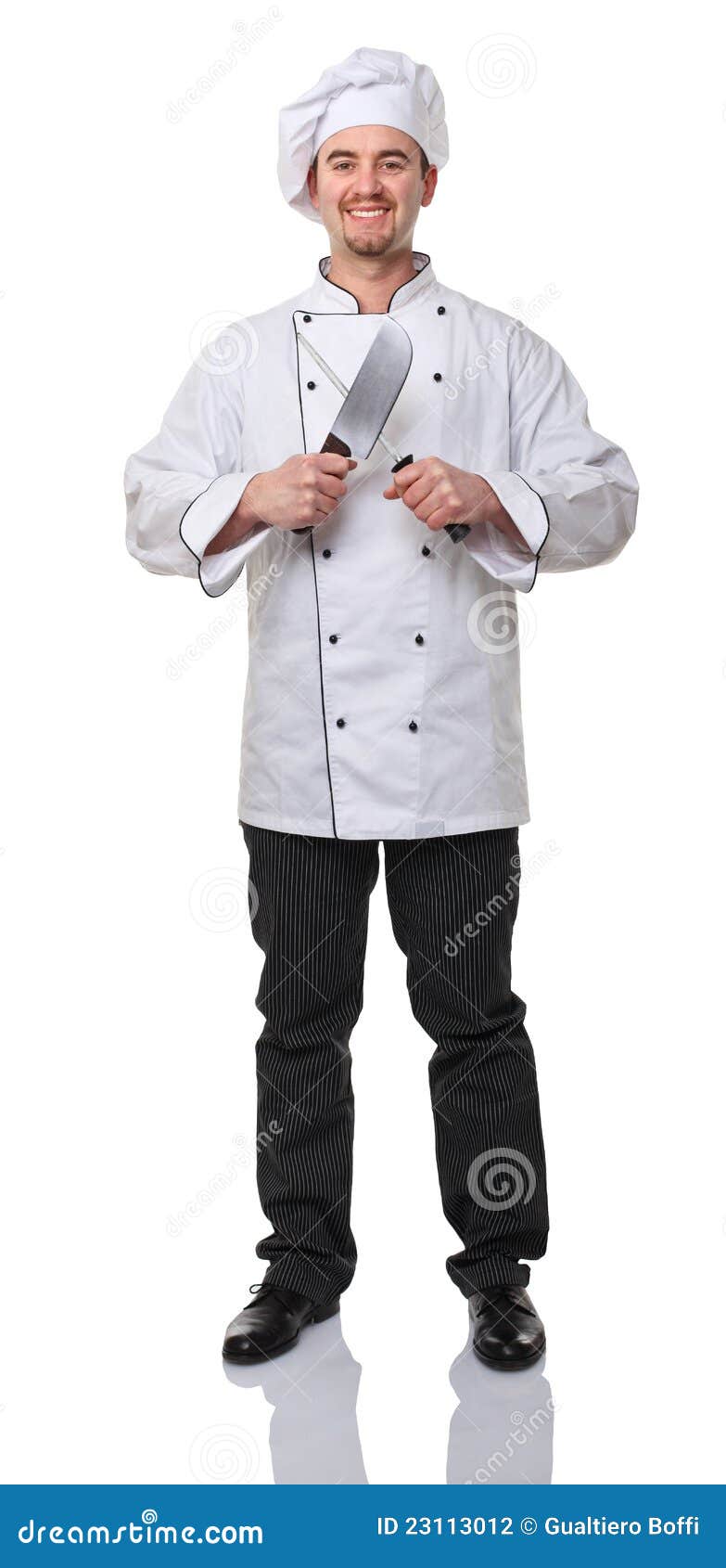 Cozinheiro Chefe No Trabalho Foto de Stock - Imagem de pessoa, homem ...
