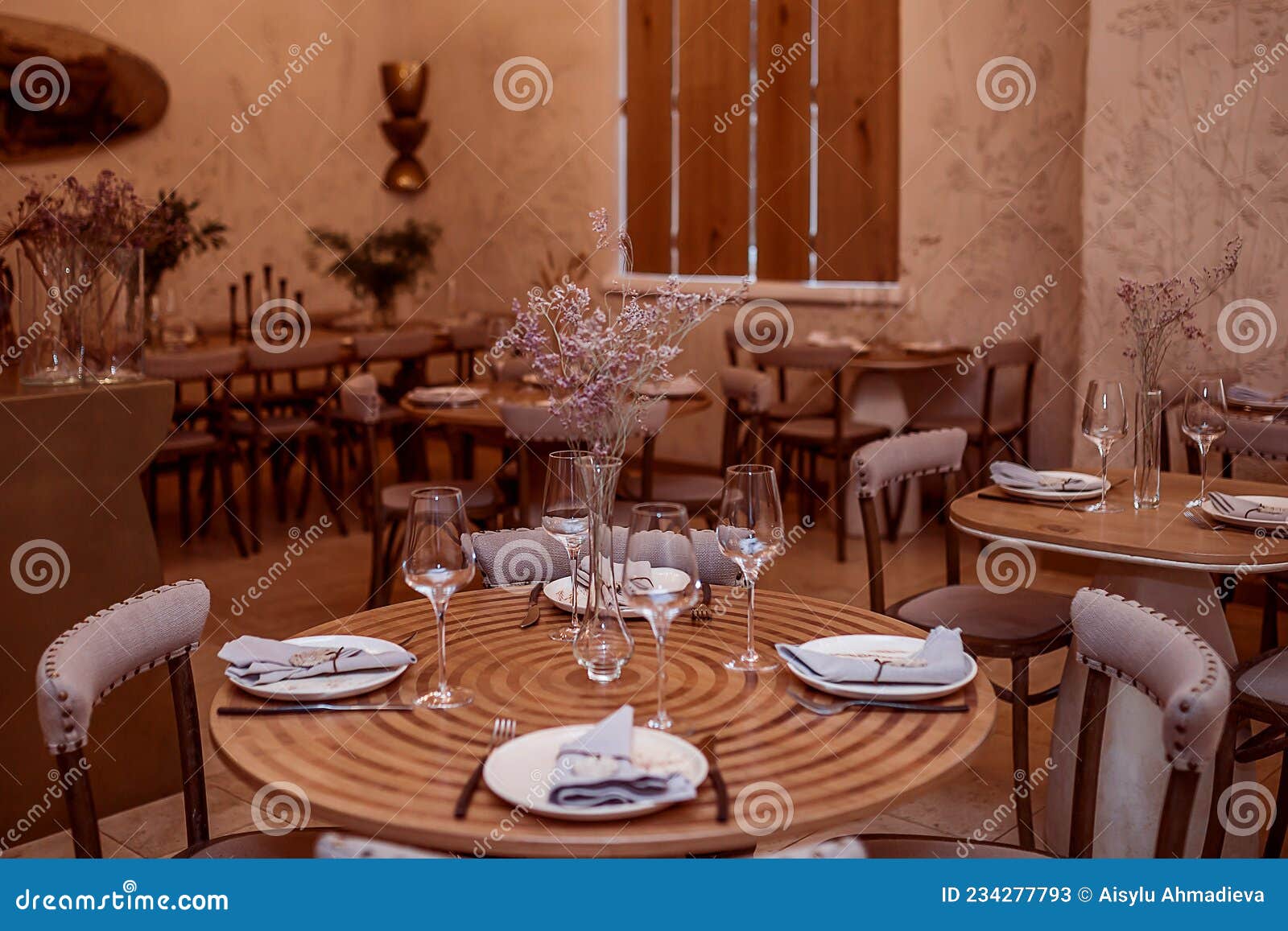 Cozy Cafe Interior with Sofas and Tables for Quick Lunch Stock Image ...