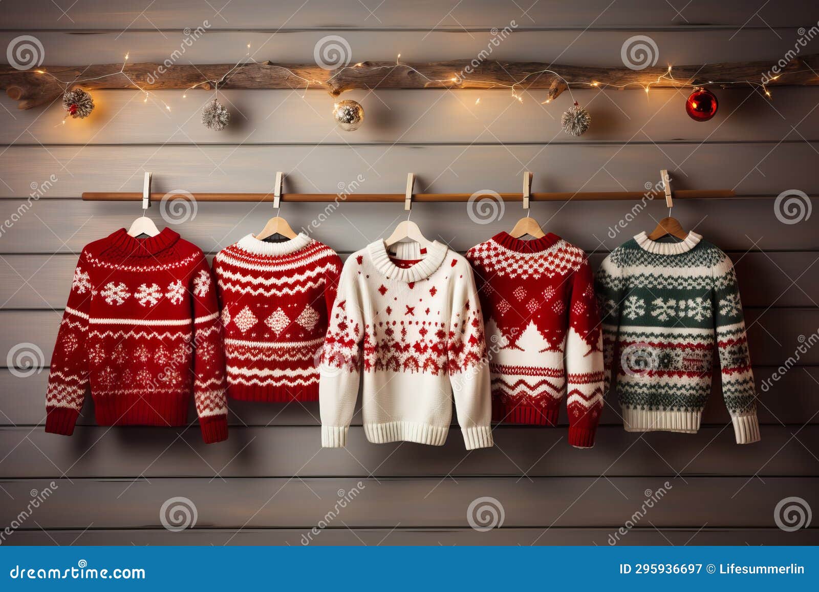 Cozy Christmas Sweaters Background Stock Illustration - Illustration of ...