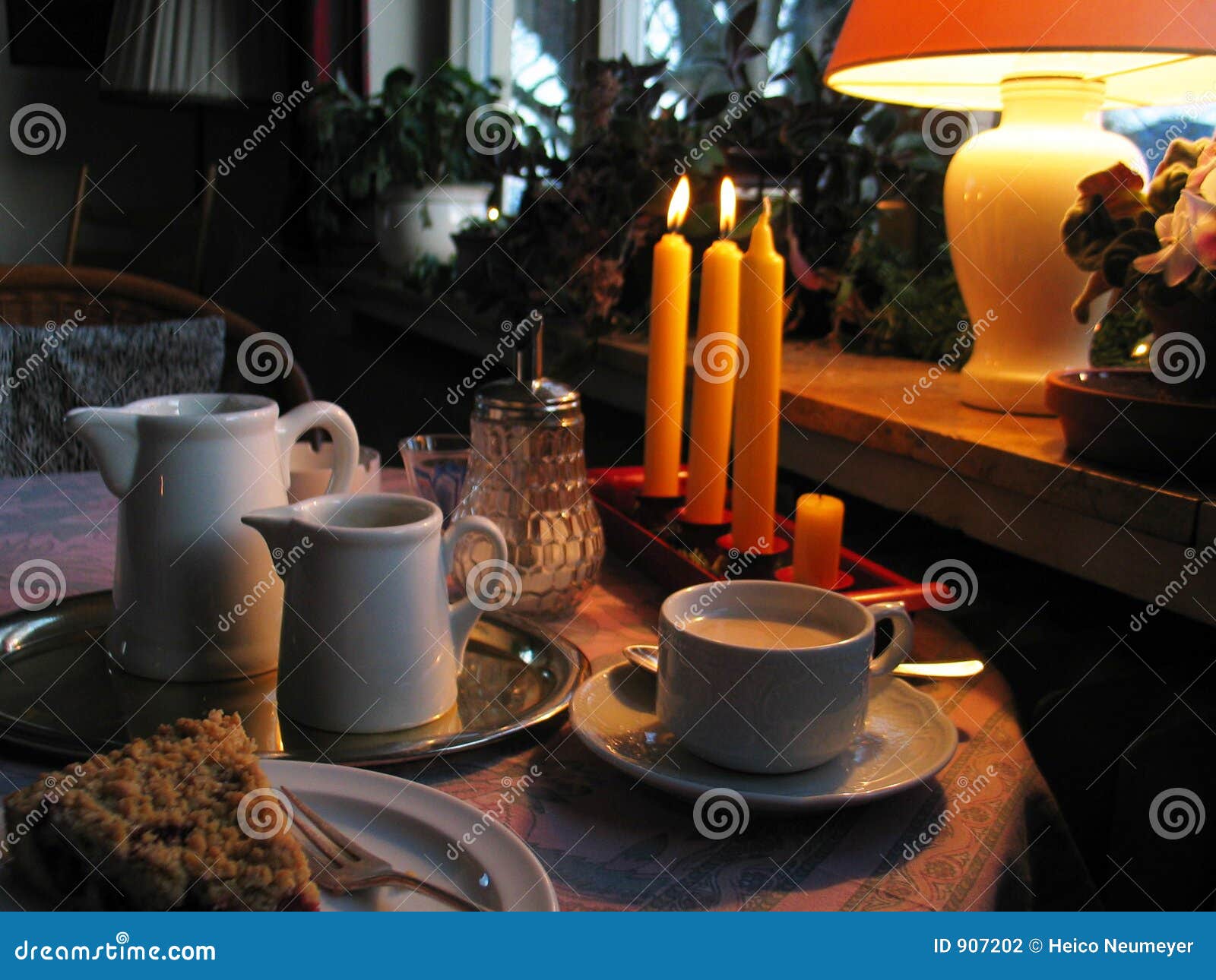Cozy coffee table stock photo. Image of cafe, candles, coffee - 907202