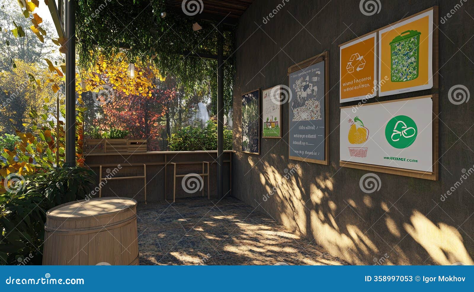 A Cozy Community Corner Promoting Waste Reduction with Eco-friendly ...