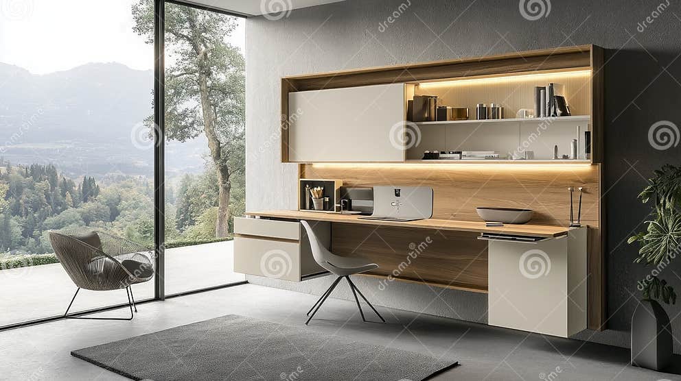 Cozy Compact Dining Area with Foldable Table and Stackable Chairs in a ...