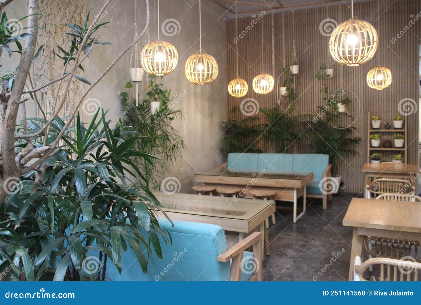 Cozy Corner in the Coffee Shop Stock Photo - Image of coffee, property ...